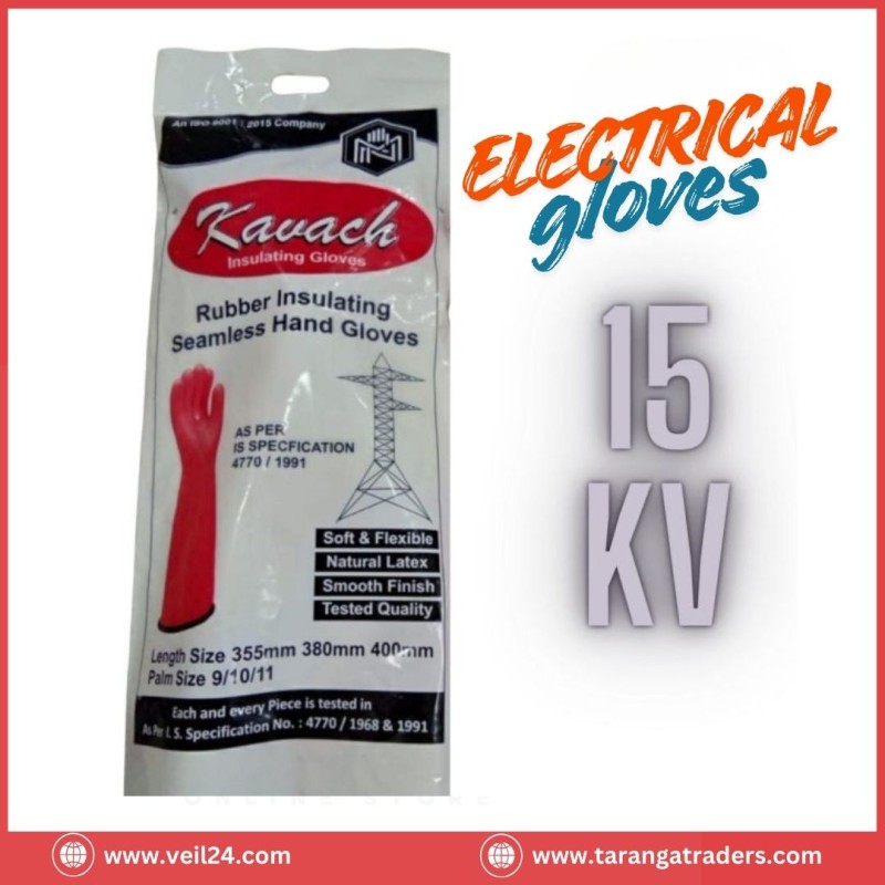 Kavach Insulating Hand Gloves, Protect you from electrical shocks. | veil24